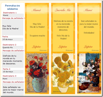 crea marcador de páginas para el dia de la madre - Blog de imágenes